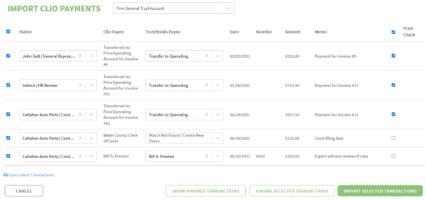 Clio Integration Syncs All Activity - Trust Accounting Software ...